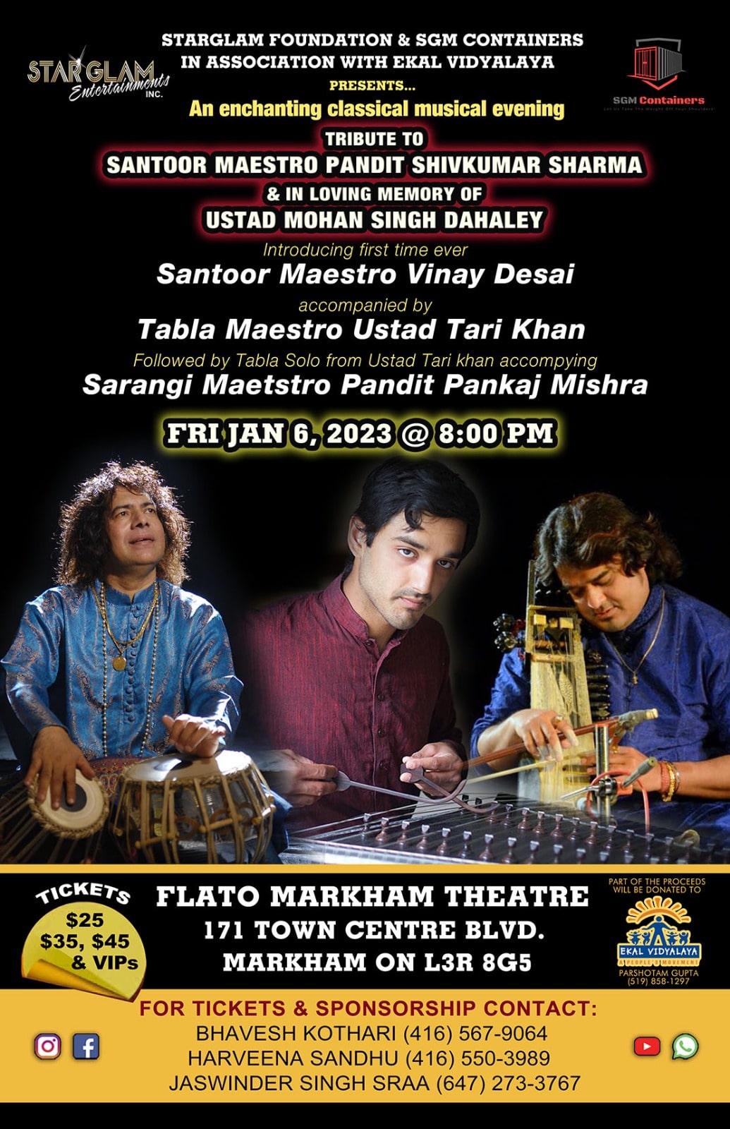 Classical Musical Evening - Ekal Canada